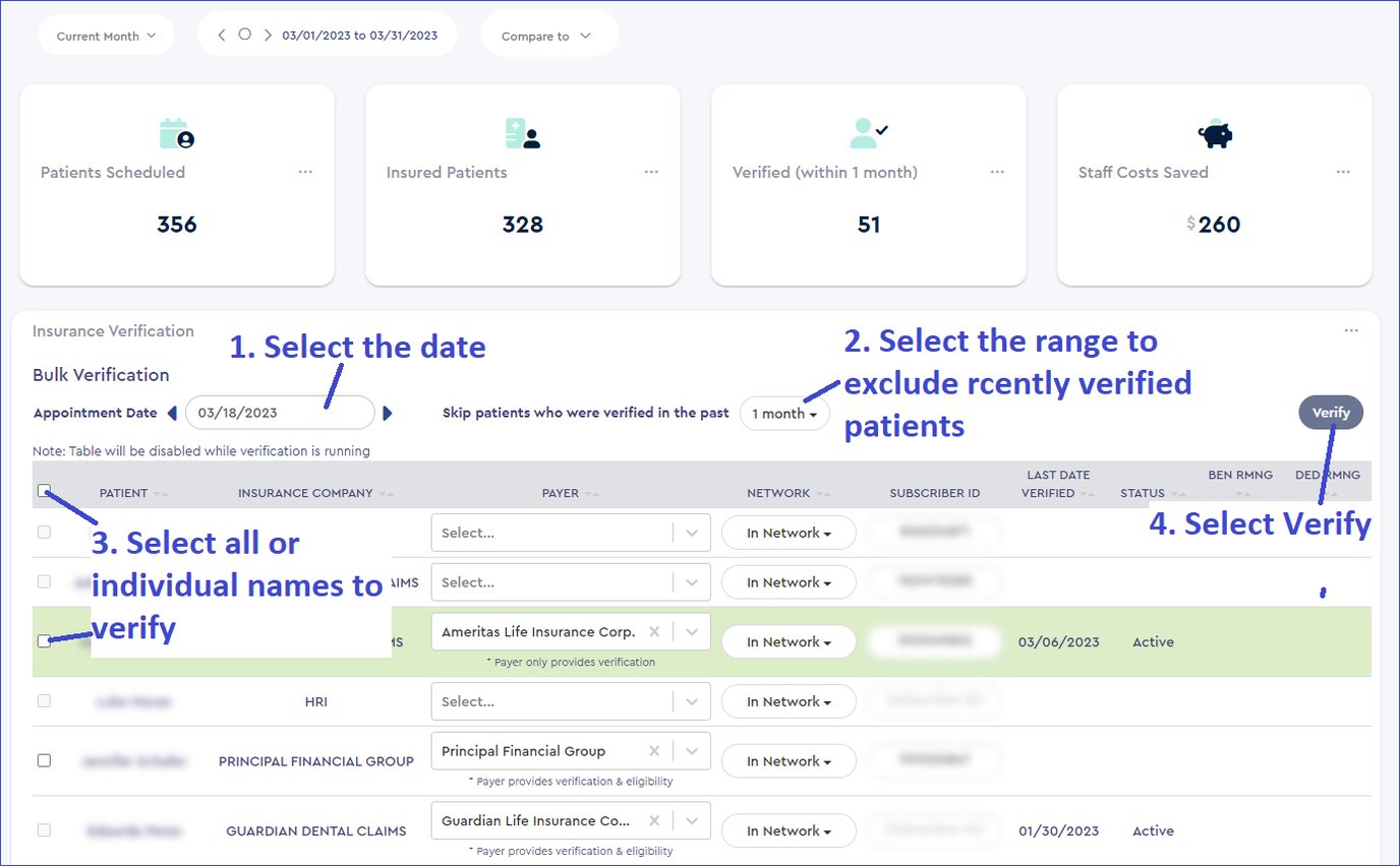 How to Run Insurance Verification